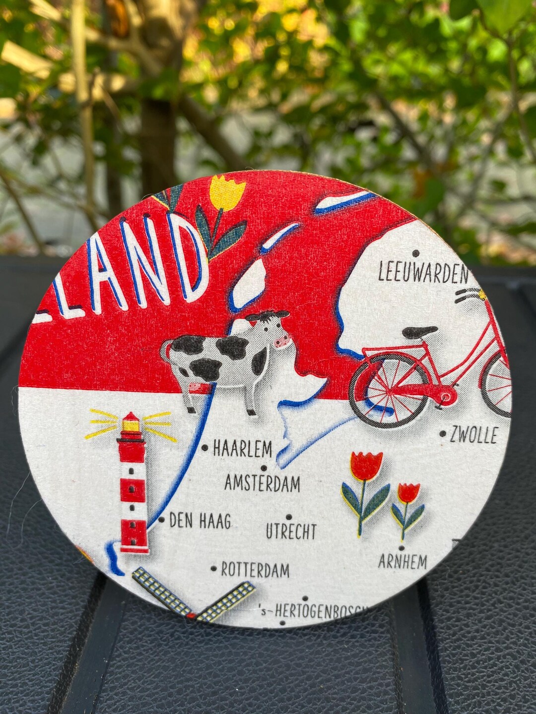 4 of 6 of 8 the Netherlands Print Coasters, Colorful Coasters, Holland ...