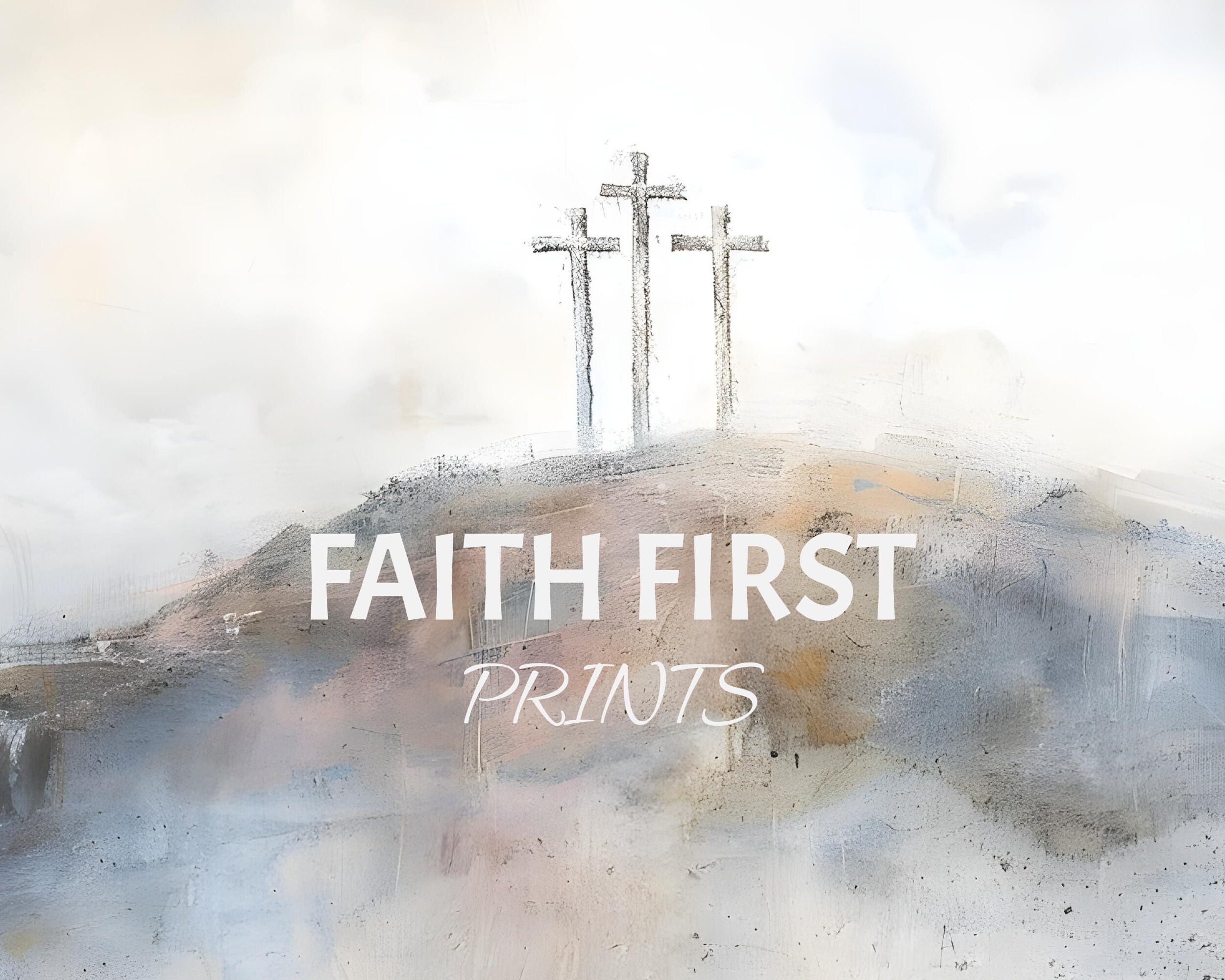 Three Crosses at Calvary Painting | Jesus Art | Jesus Crucifixion ...