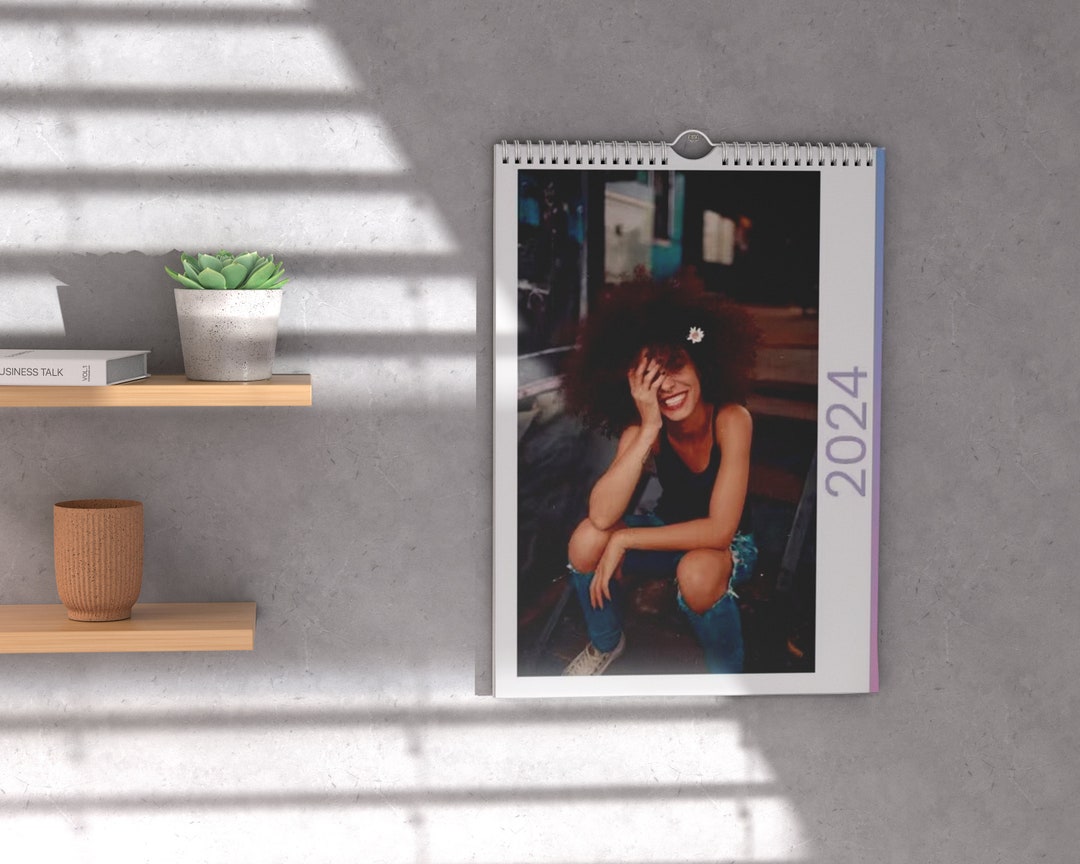 Personalized Wall Calendar Custom Photo Calendar Couple Wall - Etsy