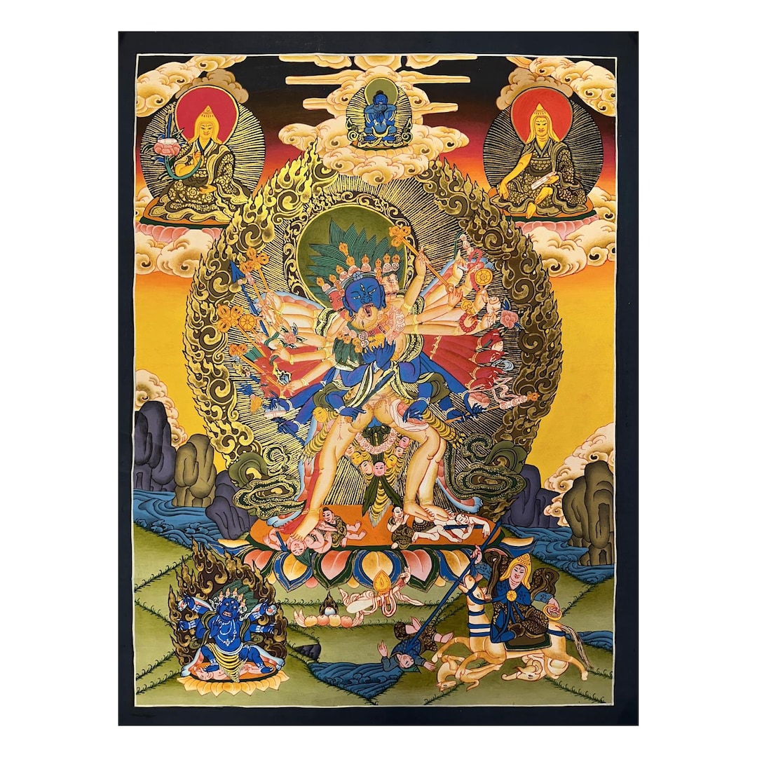 Kalachakra Thangka Painting, Wheel of Time, Kalachakra Meditation Tools ...