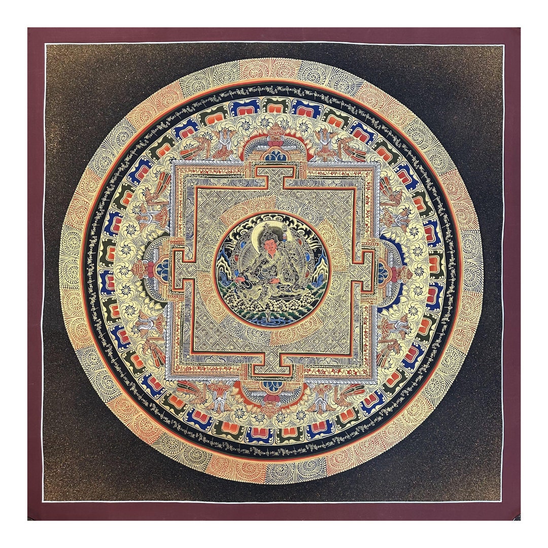 Guru Rinpoche Mandala, Tantric Master, Padmasambhava, Religious Decor ...