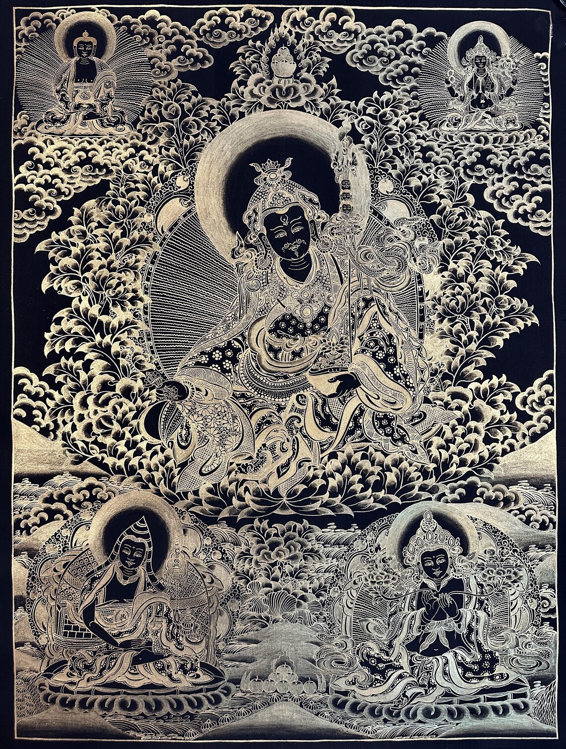 Guru Rinpoche, Tantric Master, Padmasambhava, Religious Decor, Tibetan ...
