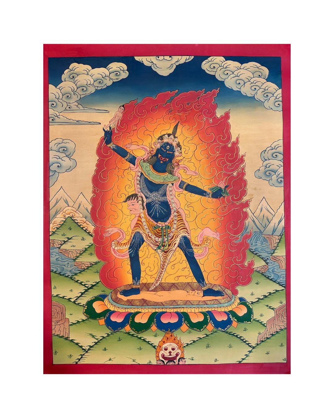 Ekajati Dakini, Fierce Female Deity, Tantric Protector Figure ...