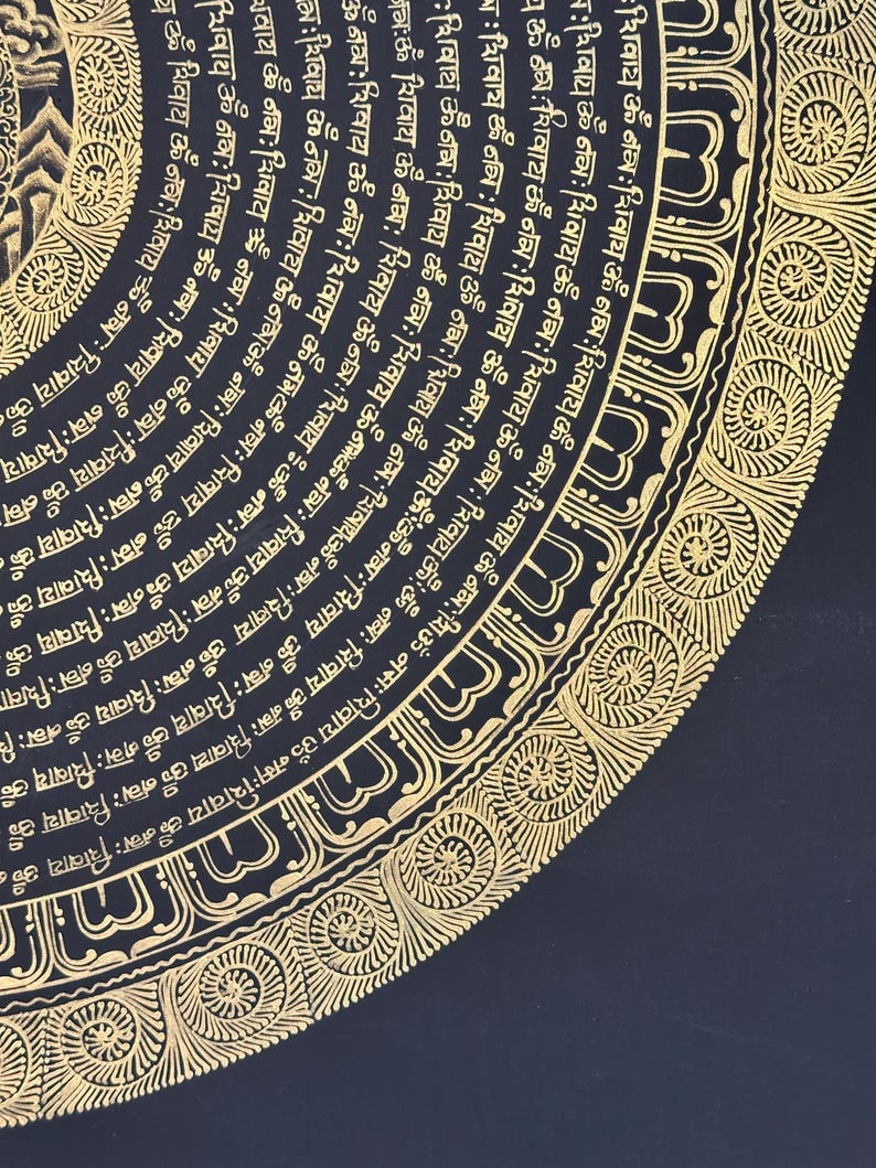 Shiva Mantra Mandala – Om Namah Shivaya Sacred Hindu Meditation Art - Etsy