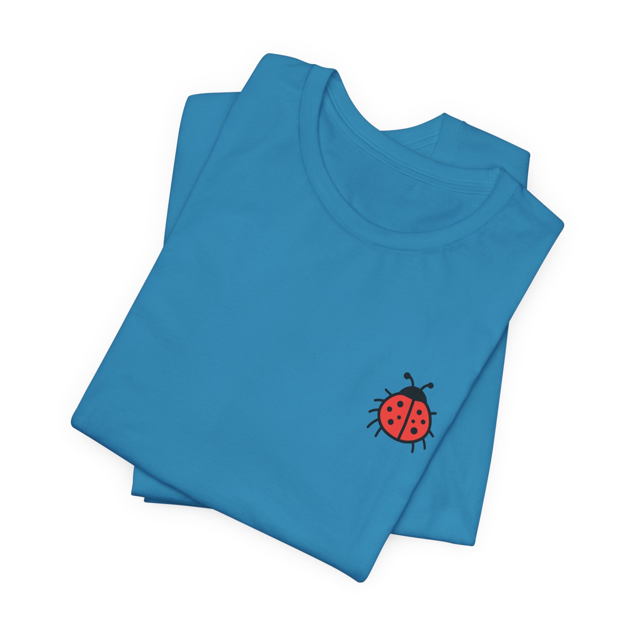 Ladybug Pocket Shirt, Ladybug Shirt, Pocket Shirt, Garden Shirt, Kawaii ...
