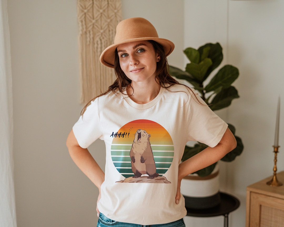 Screaming Marmot Shirt Marmot Meme Shirt Screaming Groundhog Meme Shirt ...