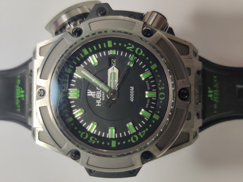 Hublot King Power Diver Oceanographic 4000 Meter, 873107, Limited 500 ...