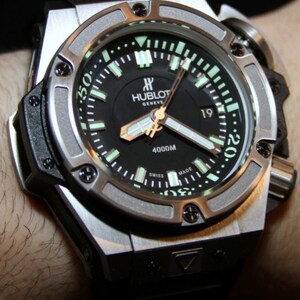 Hublot King Power Diver Oceanographic 4000 Meter, 873107, Limited 500 ...