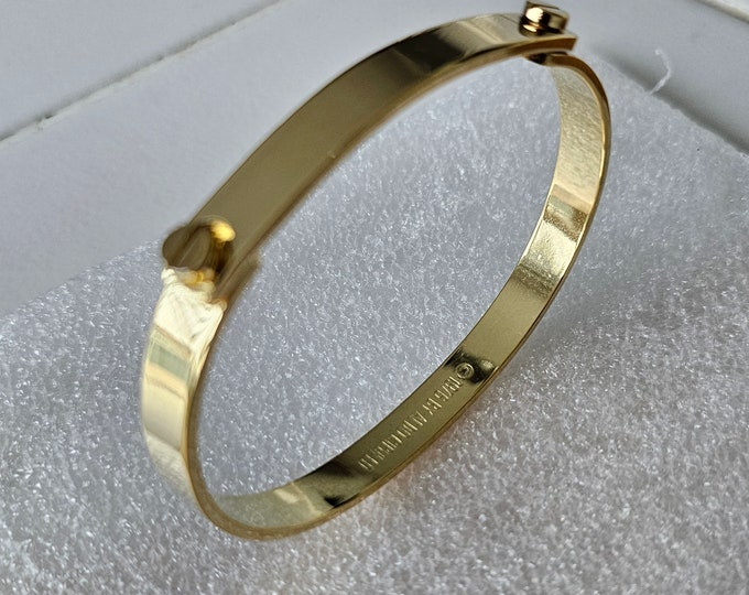 1976 ALDO CIPULLO Friendship Love Bracelet 18k Electroplate Charles ...