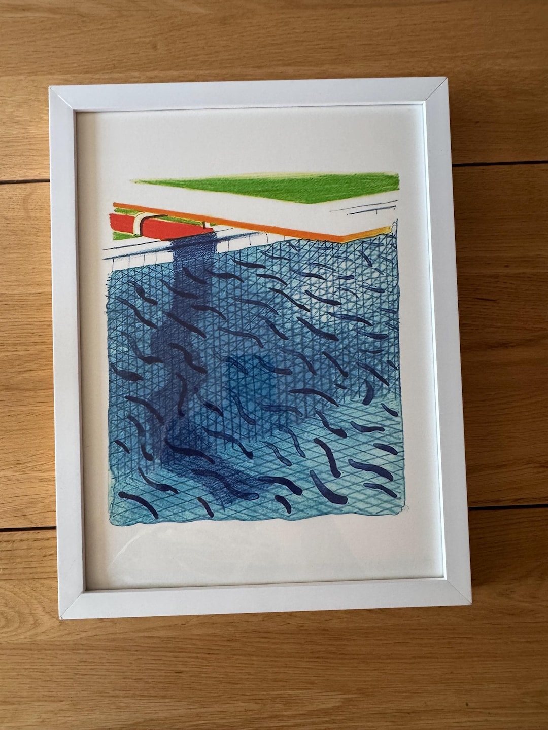 David Hockney Paper Pools, Pools Made With Blue Ink for the Book 1980 ...