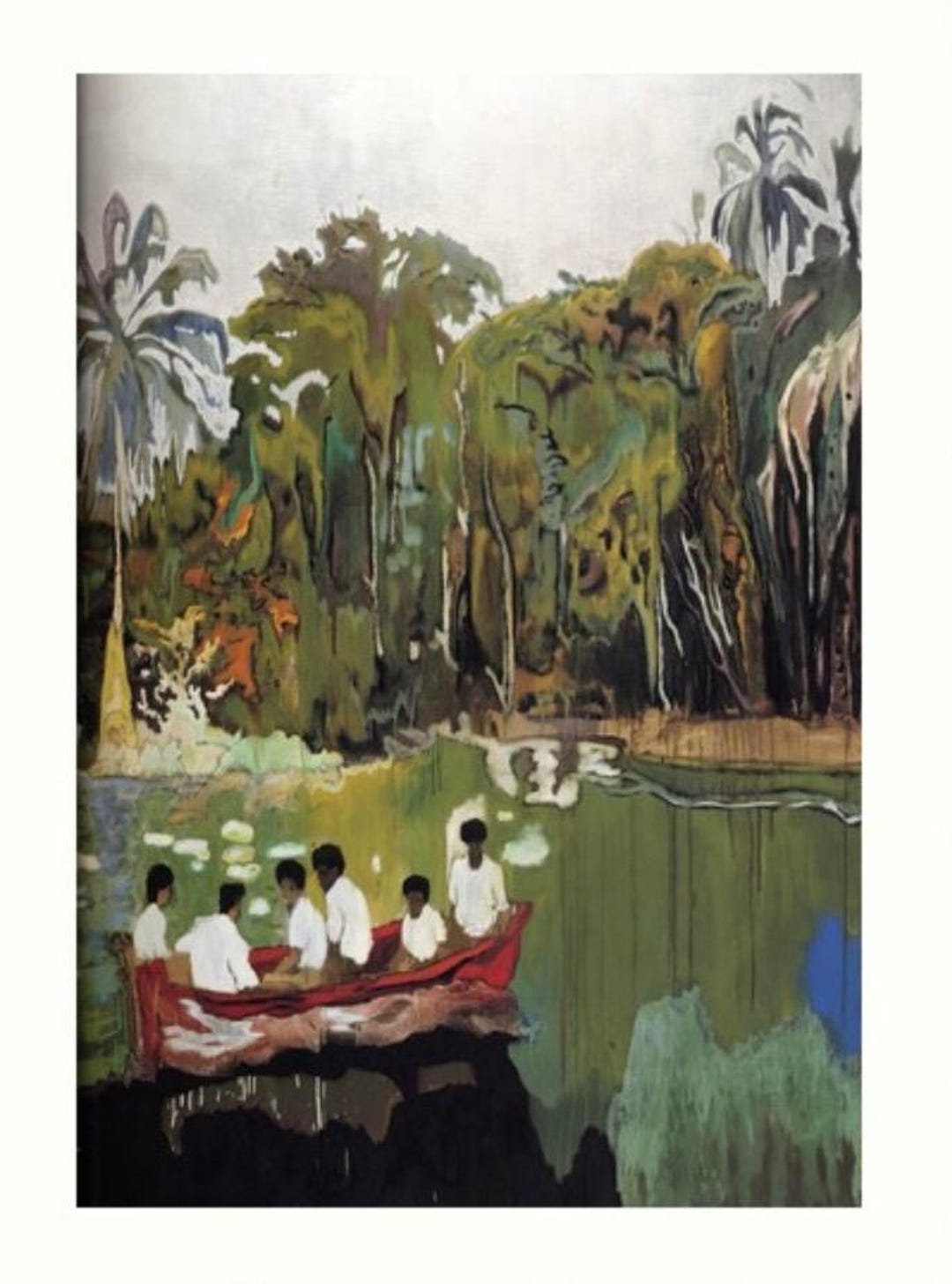 Peter Doig, Red Boat (imaginary Boys) Print Unframed 40x50cm - Etsy UK