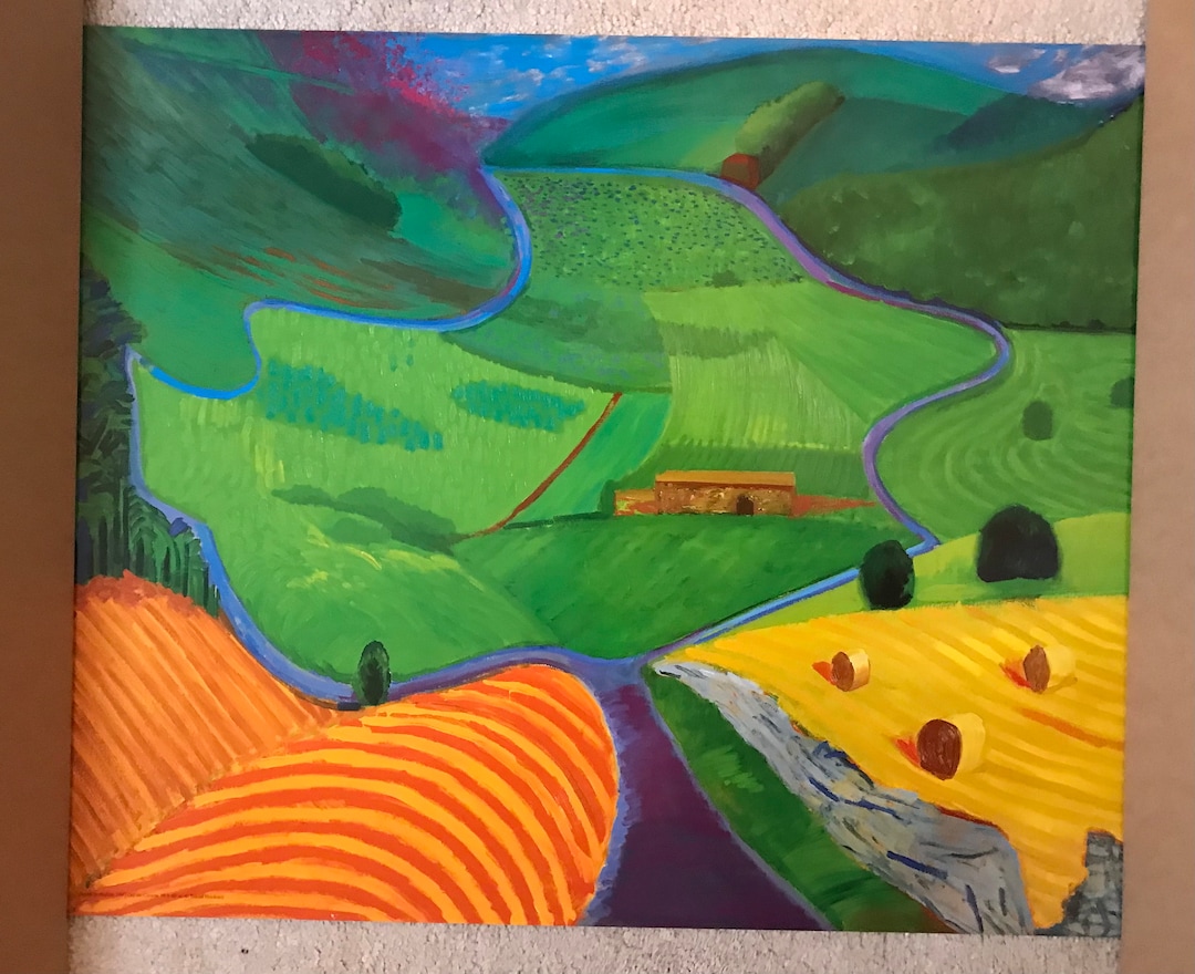 David Hockney North Yorkshire Poster - Etsy