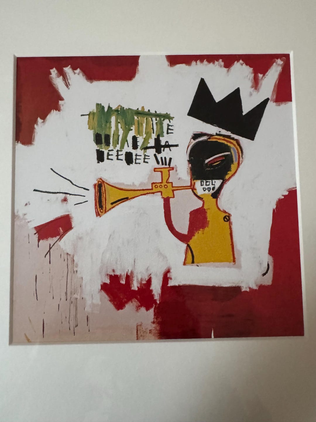 Jean-michel Basquiat Trumpet Print Wonderful - Etsy