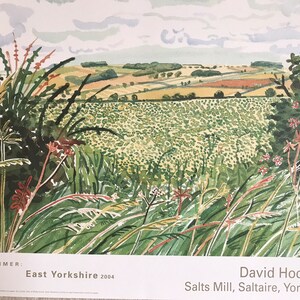 David Hockney A Gap in the Hedgerow (from Midsummer: East Yorkshire ...