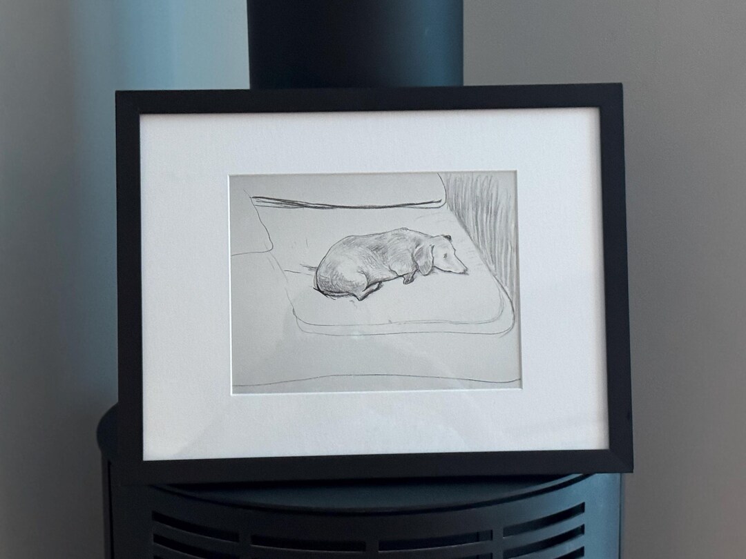 David Hockney Boodge Sleeping - Framed Black Striking - Etsy