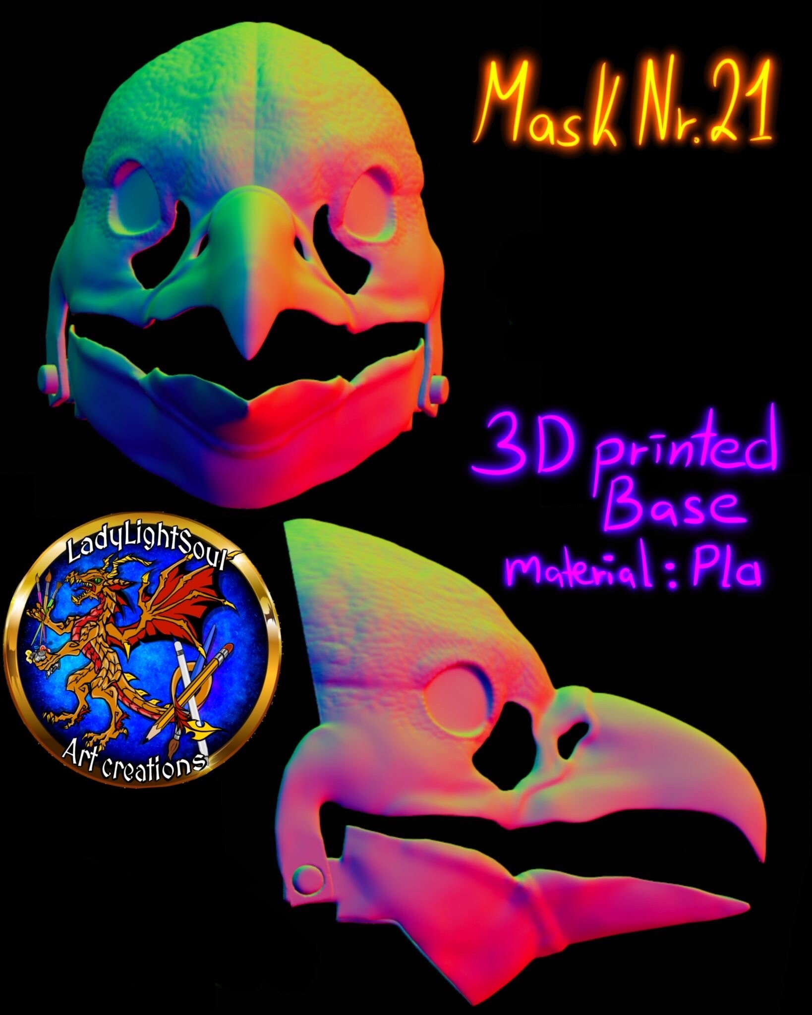 3d-printed Furry/skullfurry/furrycreature Head Base - Etsy