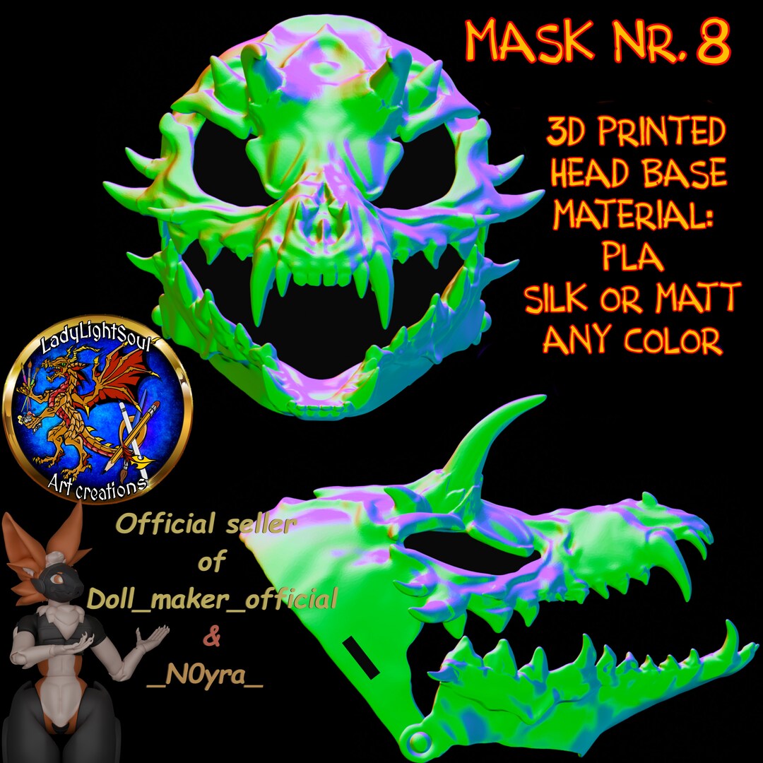 Furry/skullfurry/furrycreature- Head Base - Etsy