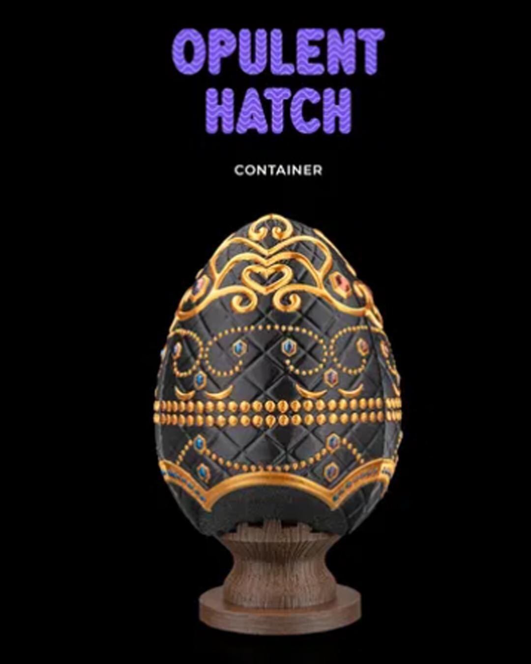 3d-egg - Opulent Hatch Container. Not STL File. - Etsy