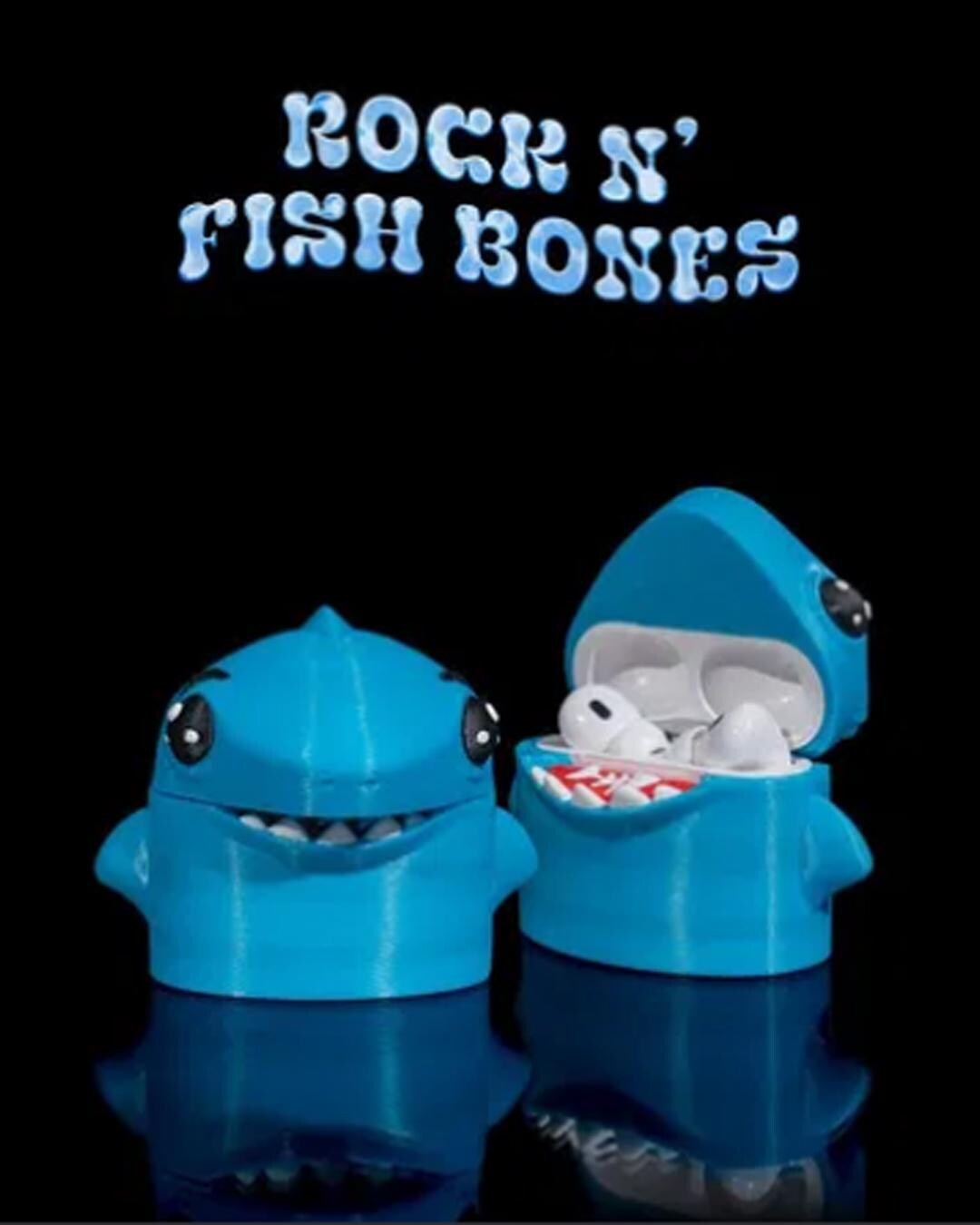 Rock N’ Fish Bones. for AirPod Pro 2nd Generation, AirPod 2, and AirPod 3. Not STL File. - Etsy