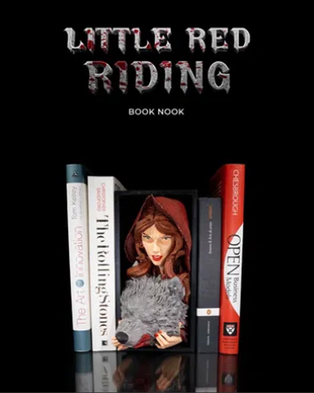Little Red Riding Book Nook. - Etsy
