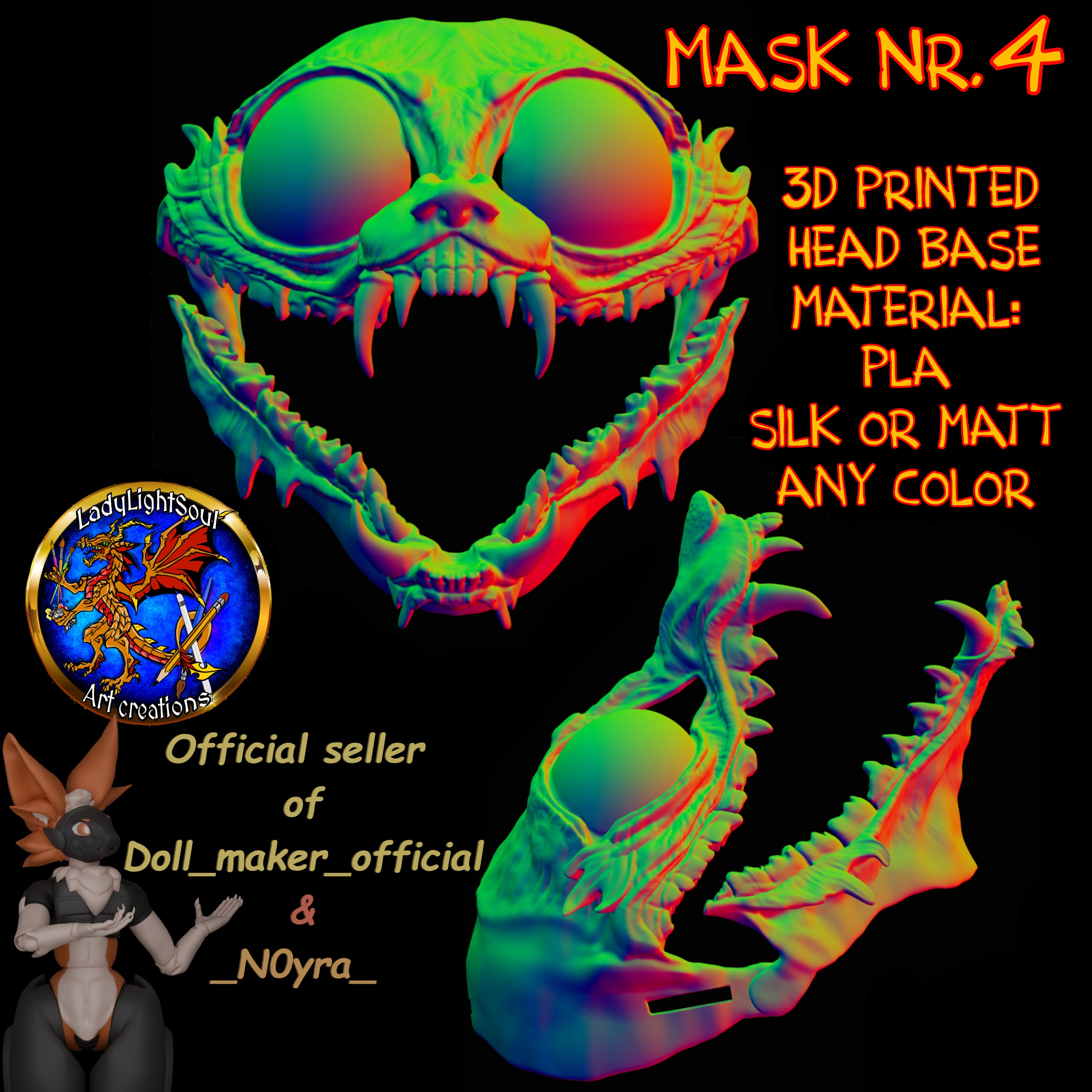 3d-printed Furry/skullfurry/furrycreature- Head Base - Etsy