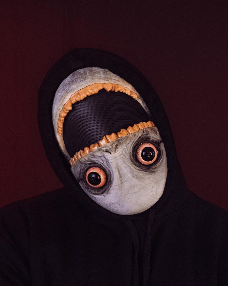 Inverted Grin Mask - Etsy