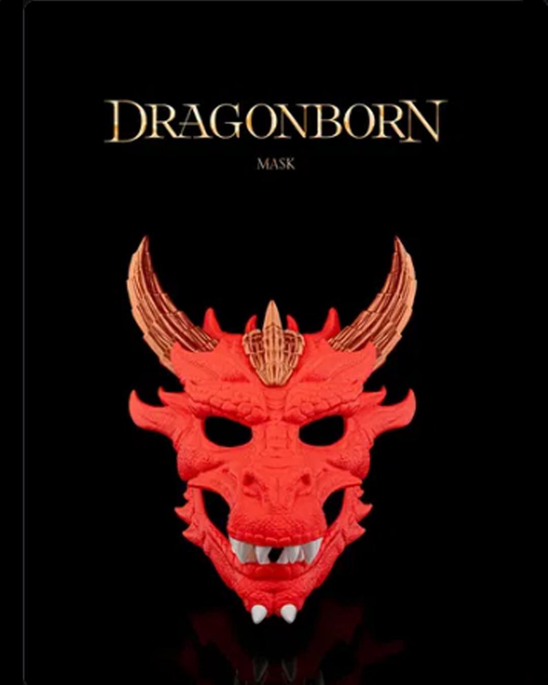 Dragonborn Mask. Not STL File - Etsy