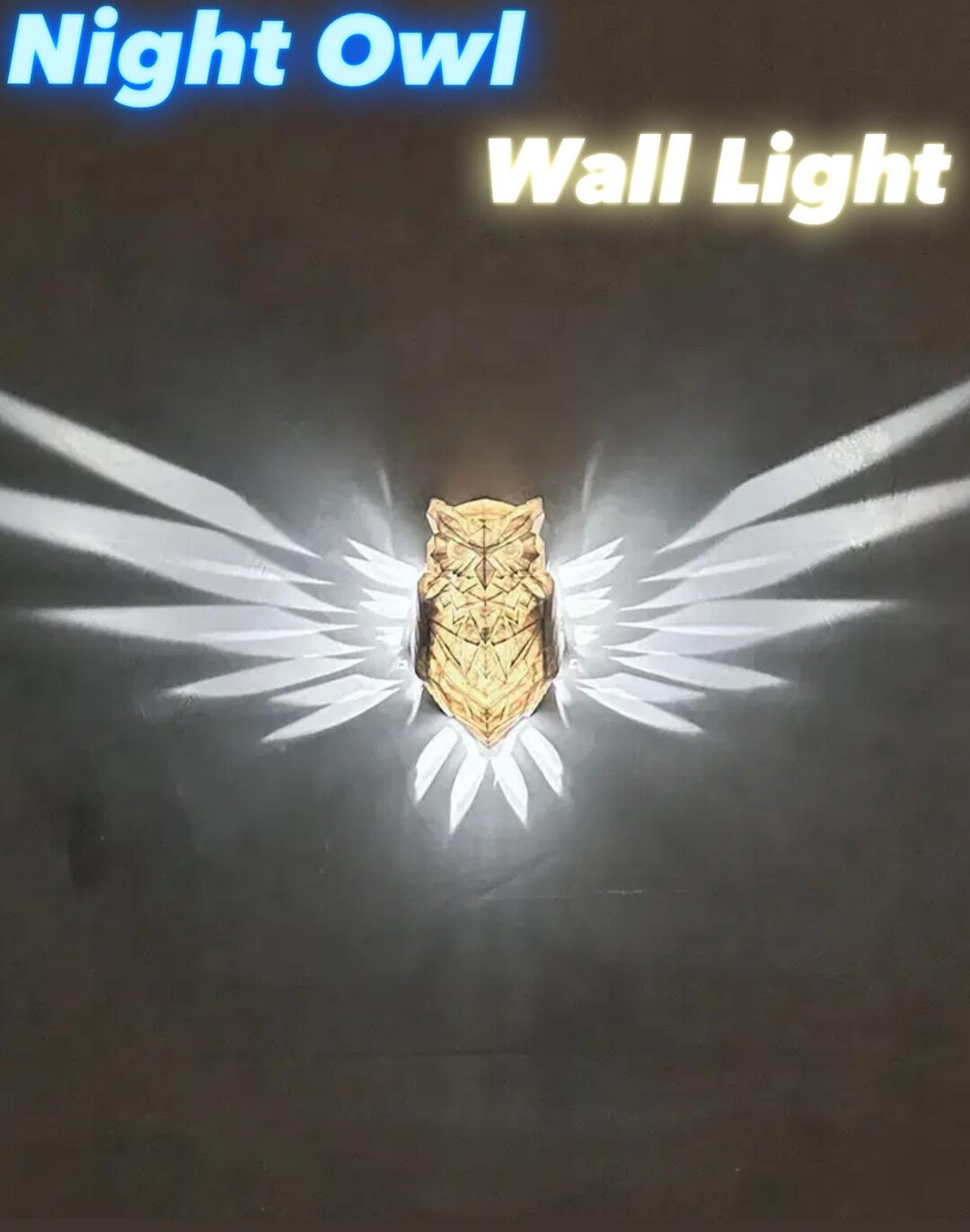 Night Owl Wall Light. - Etsy