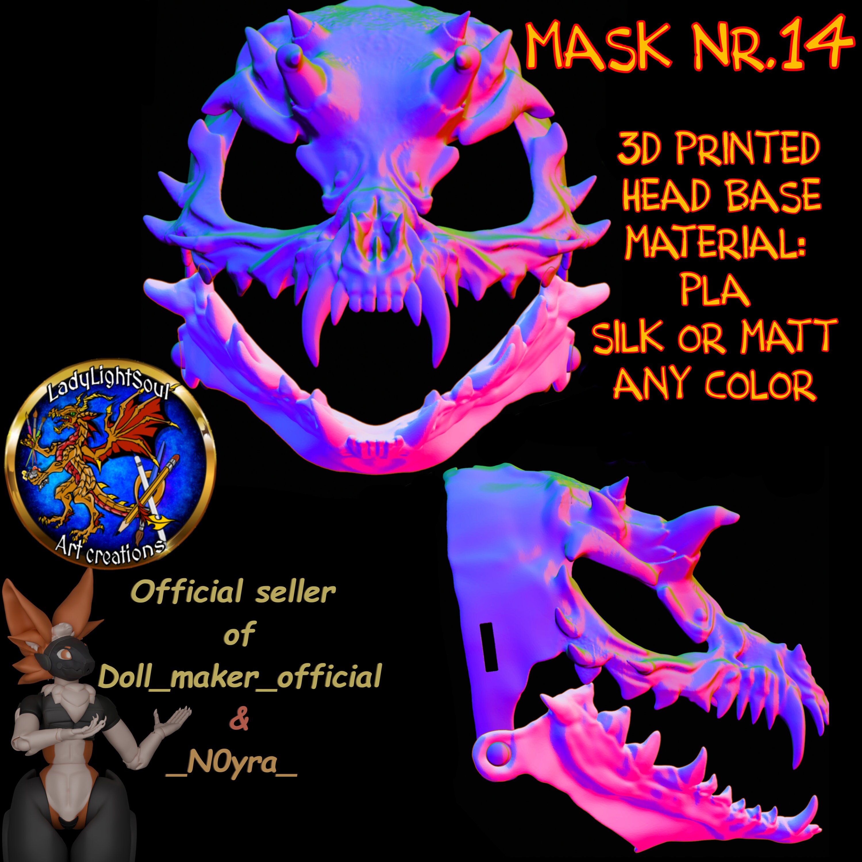 Furry/skullfurry/furrycreature- Head Base - Etsy