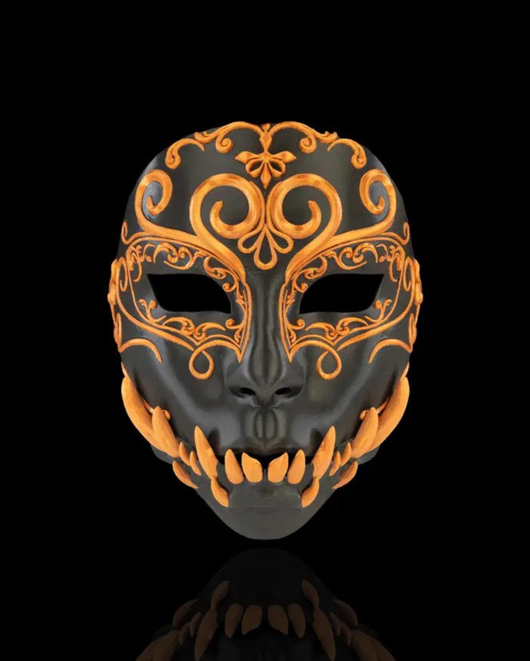 3d-mask Opulent Masquerade Halloween Mask - Etsy