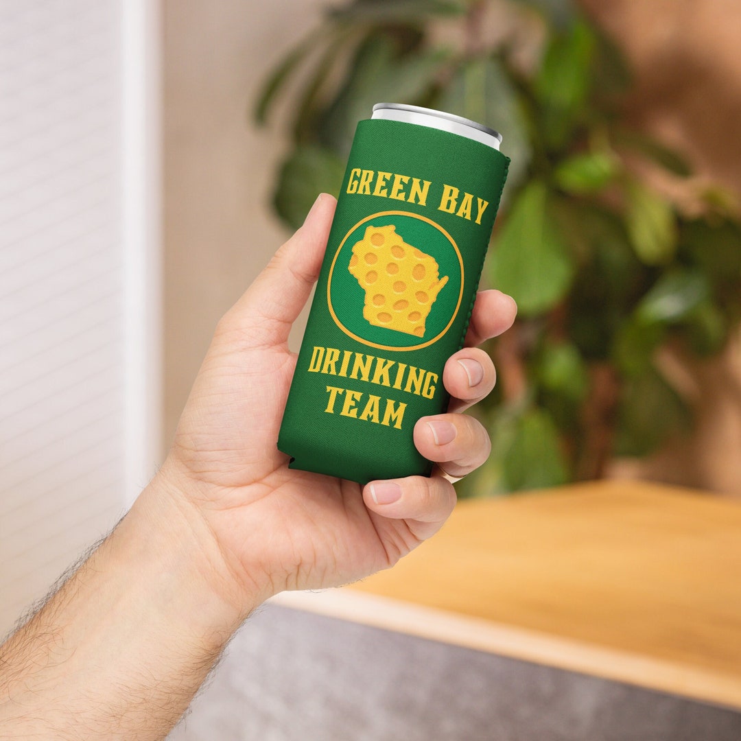 Green Bay Packers Drinking Team - Kwik Sip Kan Koozie - Etsy