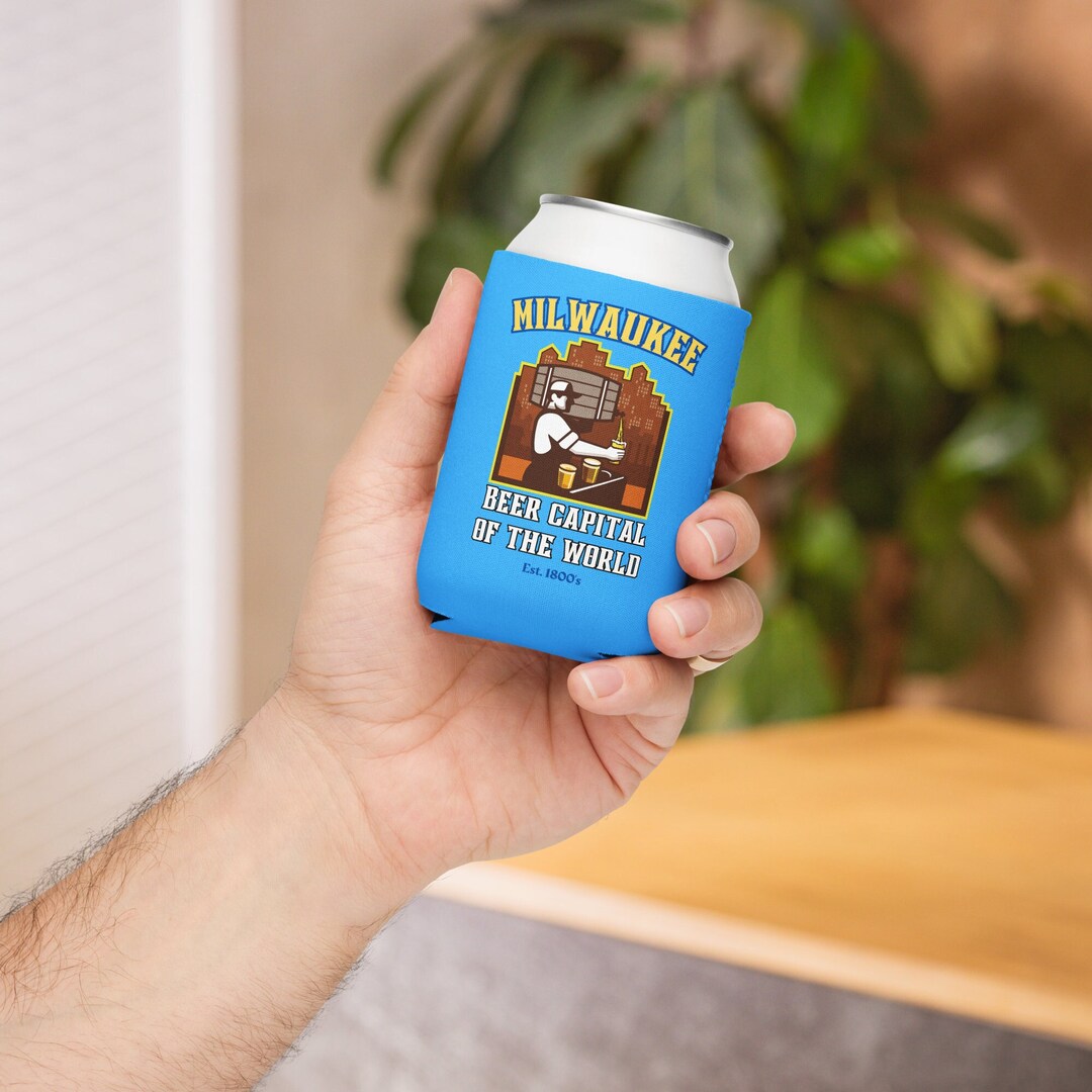 Milwaukee Beer Capital of the World : Kwik Sip Kan Koozie - Etsy