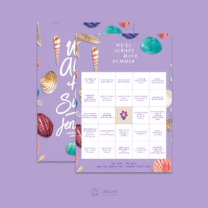 The Summer I Turned Pretty Bingo Cards: TSITP Book Cover (digital ...