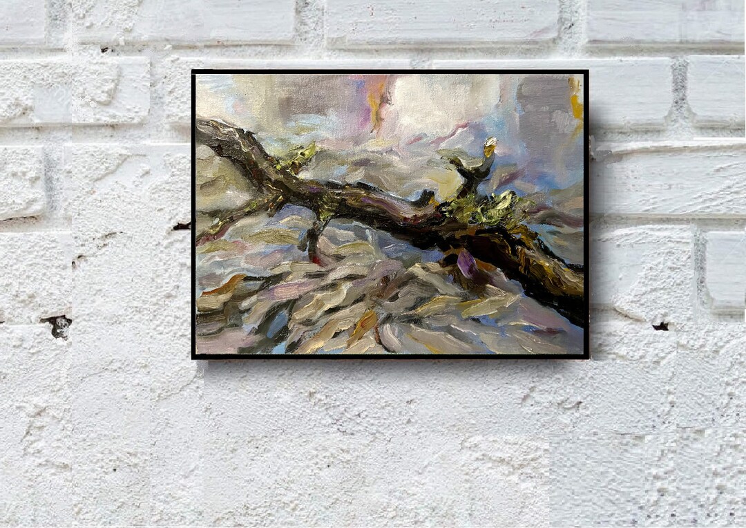 Branch. Oil Painting. Original Oil Art - Etsy