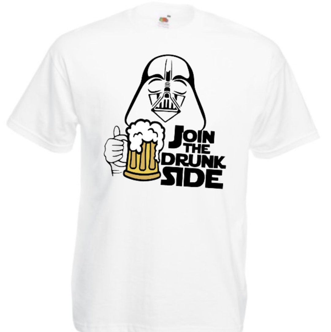 Mens T Shirt Join the Drunk Side Men's Top Fathers Day Gift for Him ...