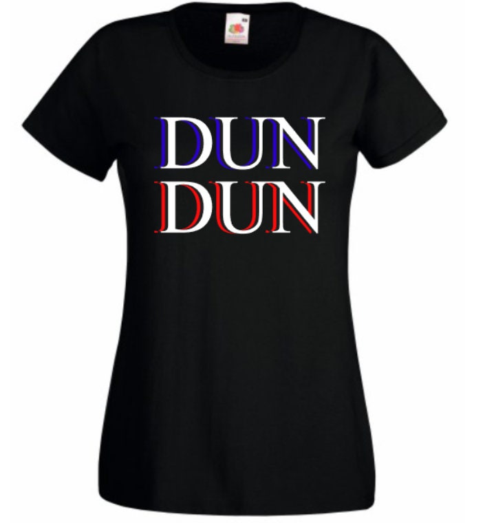 Black DUN DUN T Shirt Graphic Casual T Shirt Law and Order Svu Fan Tv ...