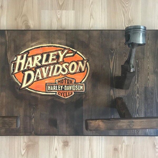 Harley Davidson Helmet Rack - Etsy