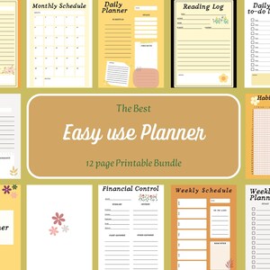 Planner, Daily Planner, to Do List, Weekly Planner, Monthly Planner ...