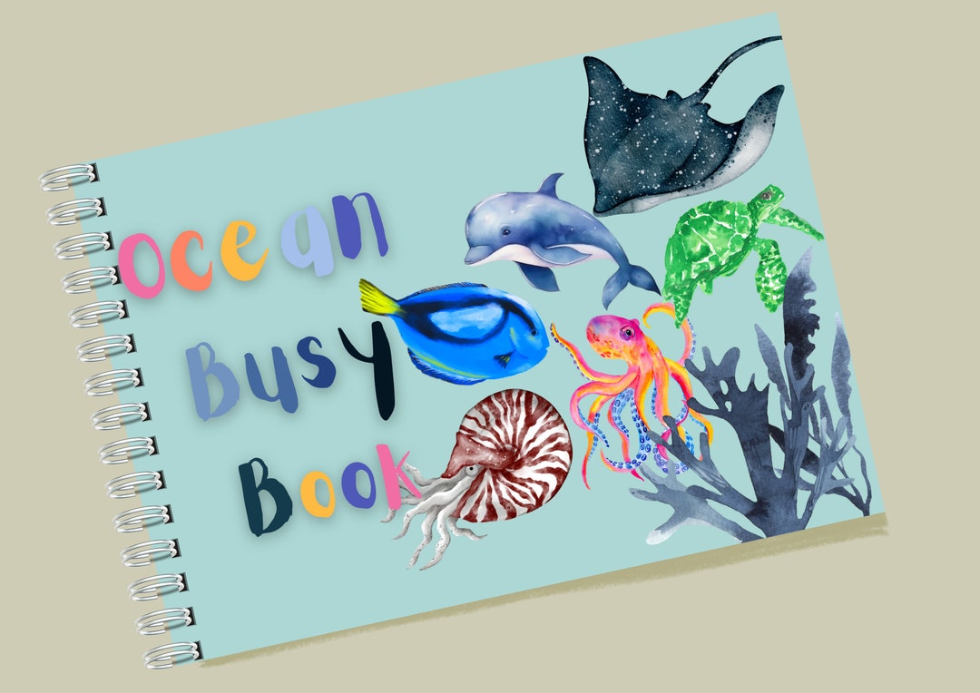 Ocean Animals Activity Book Under the Sea Printable Busy Book Ocean ...