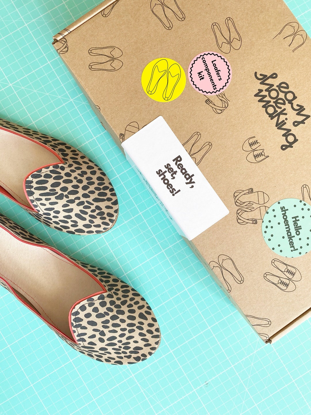 Shoemaking DIY COMPONENTS Kit to Make Your Own Loafers Slippers Shoes ...