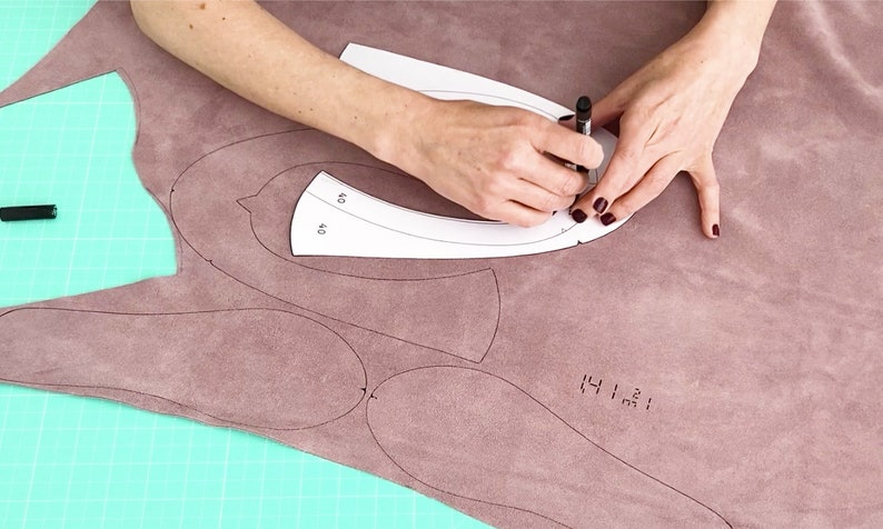 Shoemaking Patterns 40 - 43 for the Ballet Flats Shoes - Easyshoemaking ...