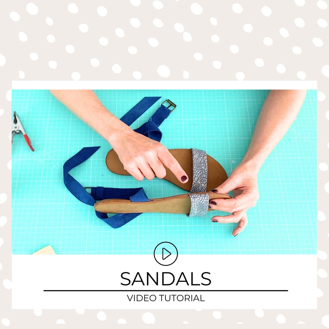 Shoemaking Video Tutorial for DIY Sandals - Easyshoemaking - Etsy