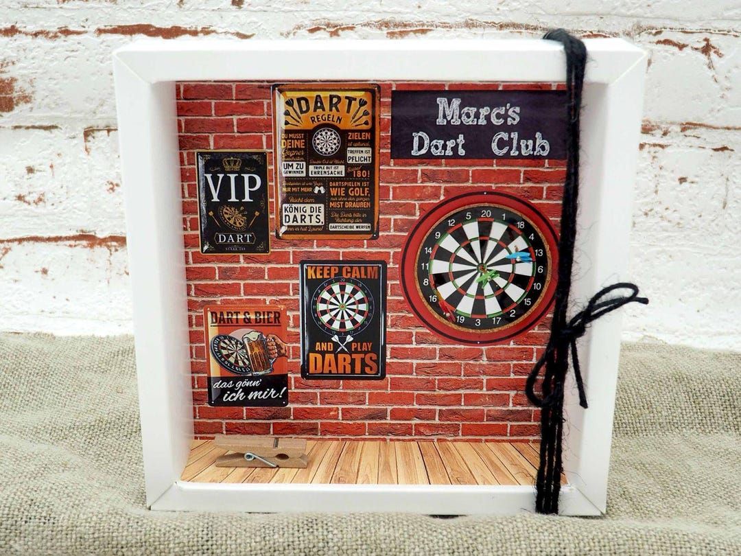 Cash Gift Packaging Personalized Dart Player Dartboard Gift Birthday ...