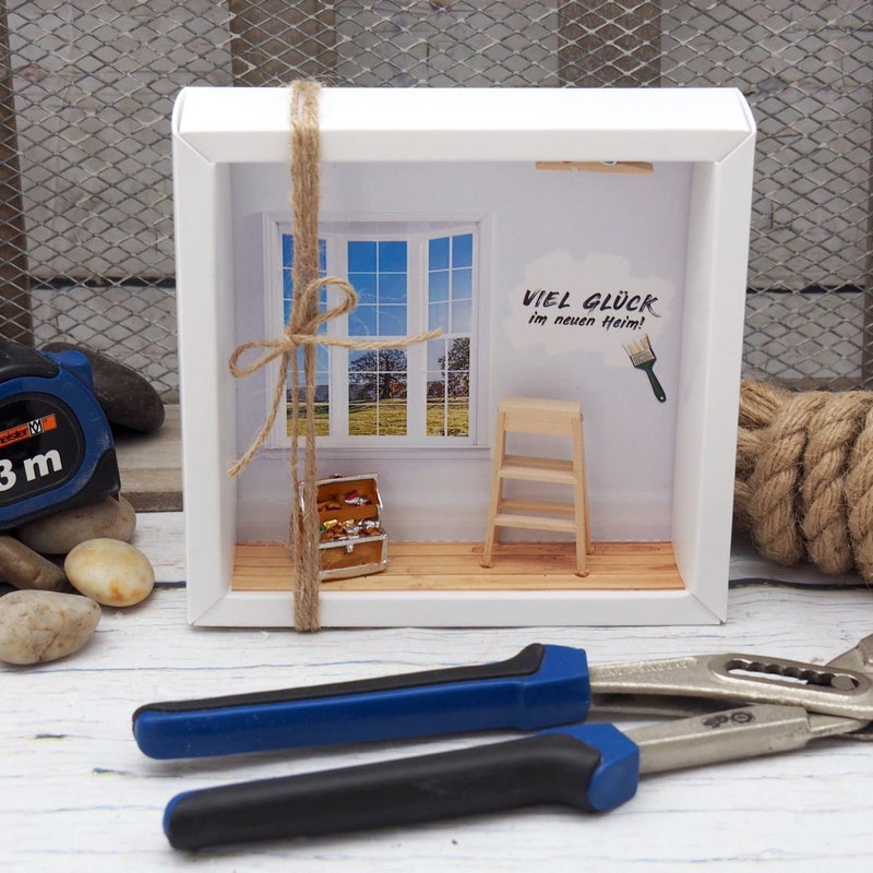 Stilvolle Einzug Ins Neue Haus Geschenk Bild