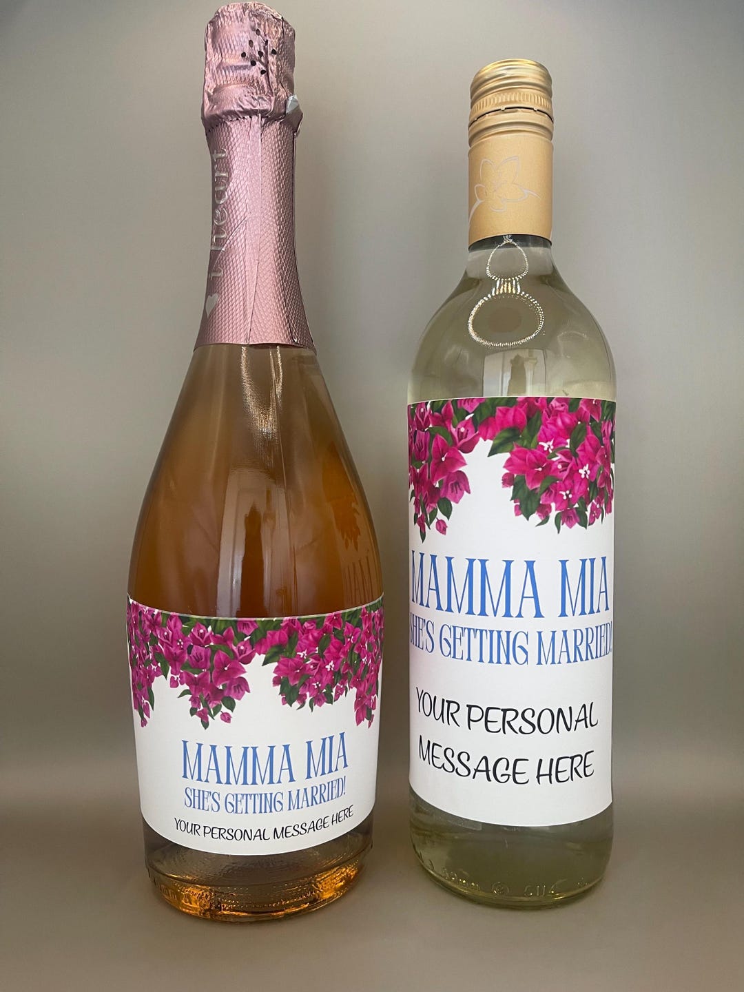 Mamma Mia Bridal Shower Wine Label: Personalized Hen Do Gift - Etsy ...