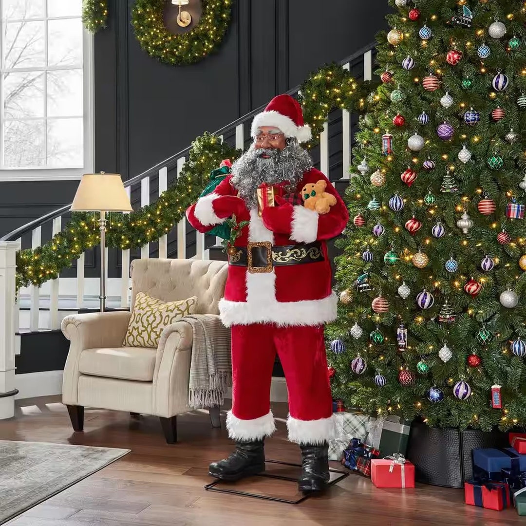 6 Ft. Santa Christmas Animatronic Santa Christmas Decor - Etsy