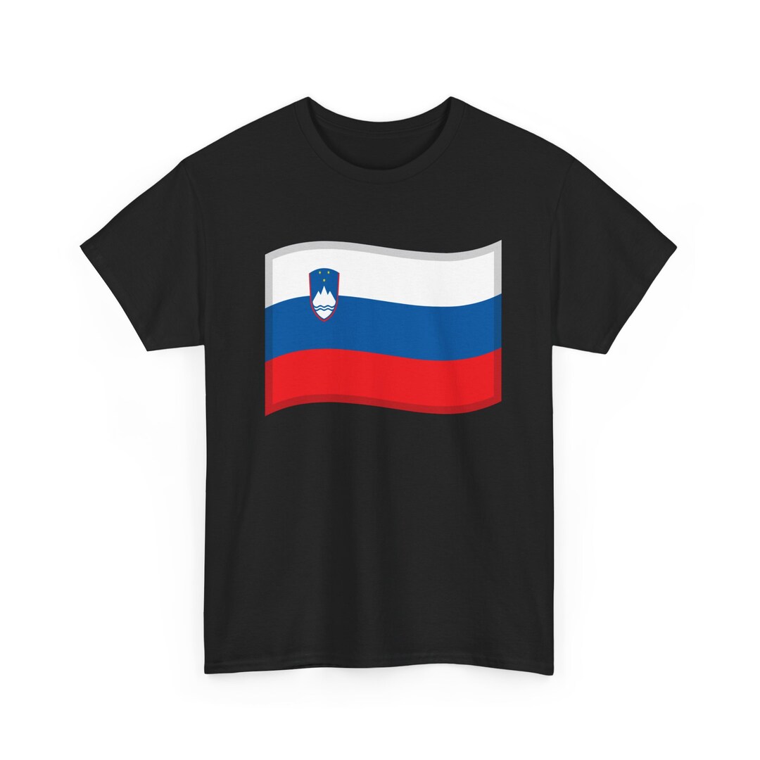 SLOVENIA Flag Tshirt Design, Waving Slovenia Flag Teeshirt, Slovenian American, Visiting ...