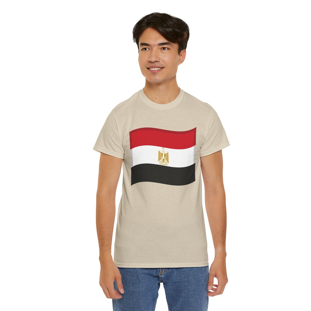 EGYPT Flag Tshirt, Egypt Wavy Flag Teeshirt, Egyptian American, EGYPT ...