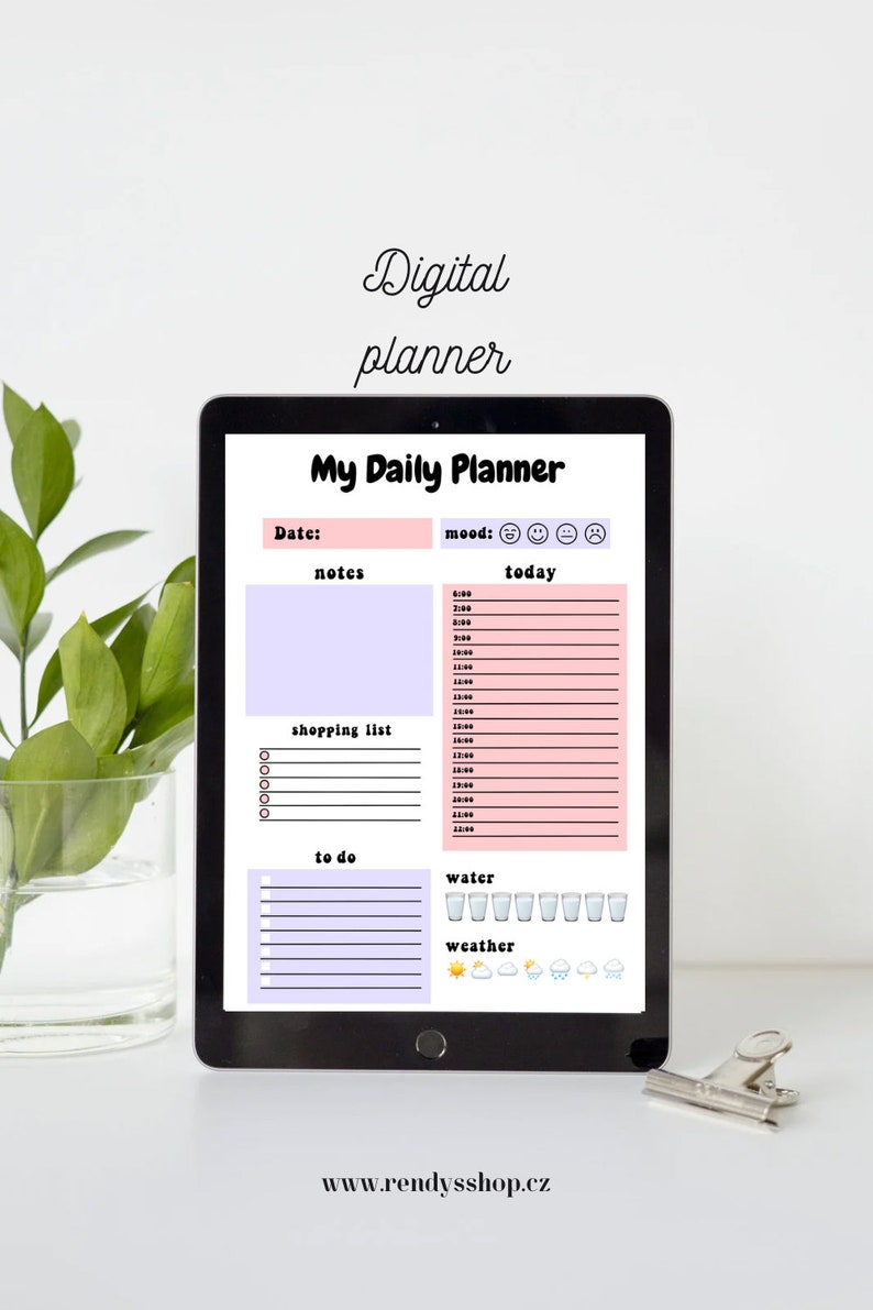 Digital Planner Pink - Etsy