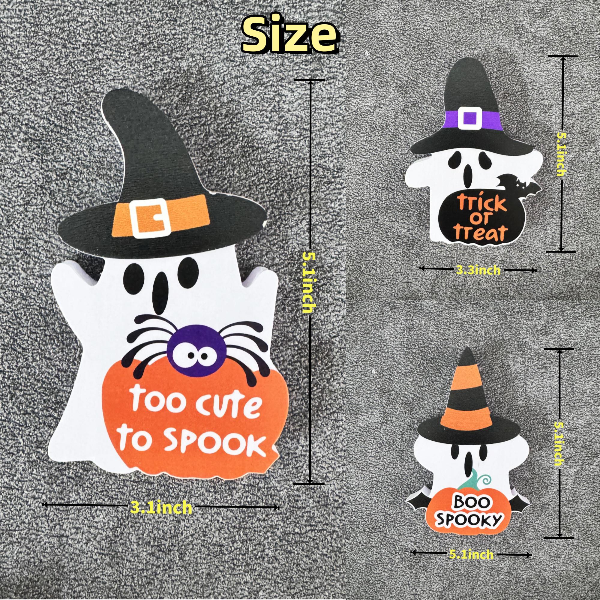 Halloween Ghost With Witch Hat Desk Decor,cute Halloween Decor ...